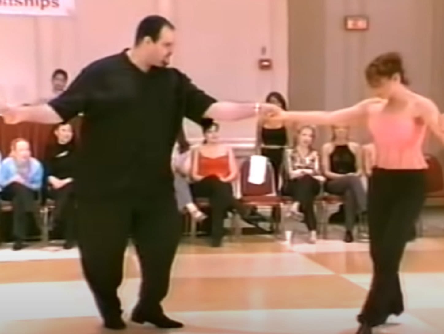 People laughed when big guy said he could swing dance – then the music ...
